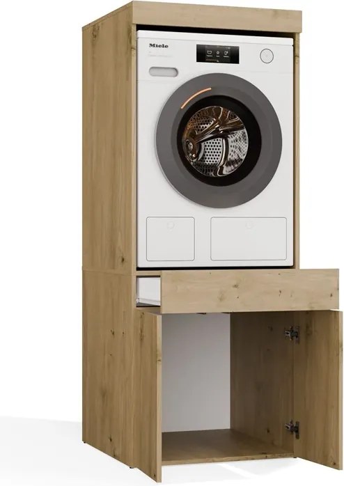 Skříňka na pračku nebo sušičku POLA TWIN 1S dub artisan