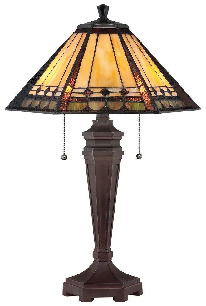 Tiffany stolní lampa ARDEN