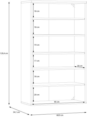 Botník ETON dub artisan/zelená