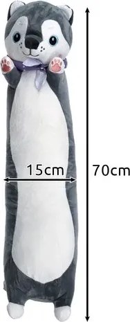 Dlouhý plyšový pes – 70 cm