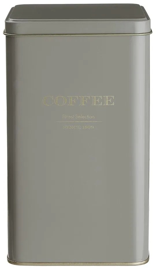 TIN TIN Dóza na kávu 1850 ml - hnědá