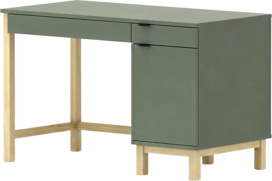 Dětský psací stůl MODEL se šuplíky a skříňkou Zvolte barvu: Námořnická modrá s černým úchytem, Zvolte rozměr: 100x60 cm, Zvolte stranu: Pravá