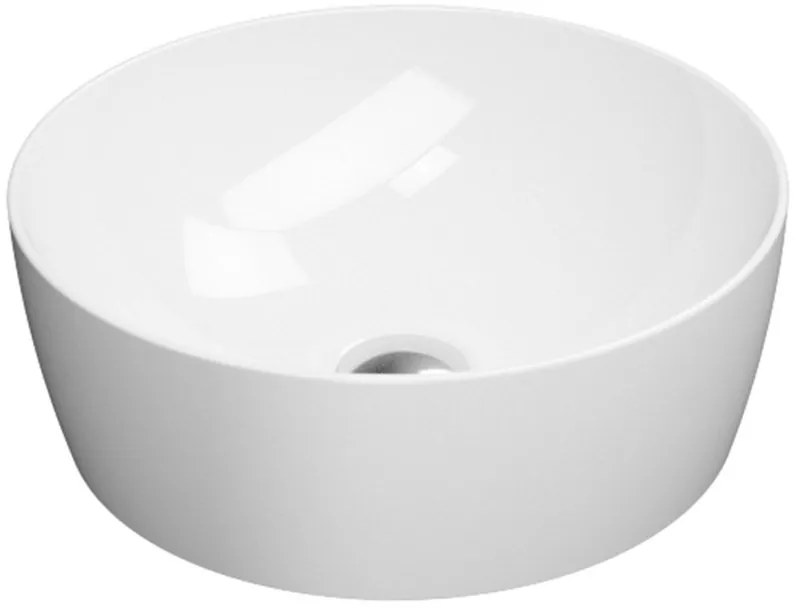 GSI, SAND keramické umyvadlo na desku, průměr 40 cm, bílá ExtraGlaze, 903911