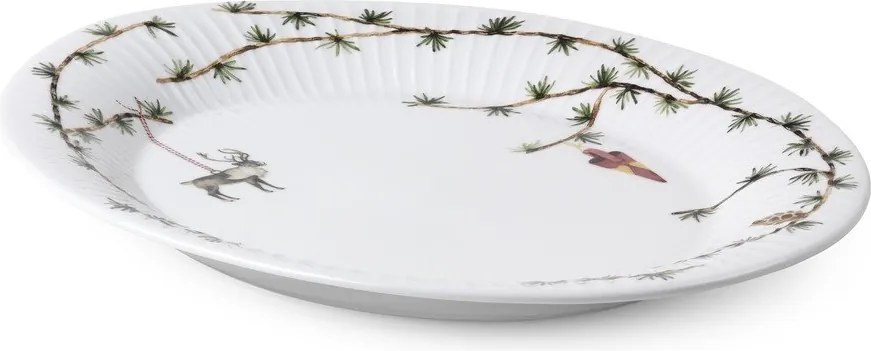 Porcelánový tác s vánočním motivem 27x34 cm Hammershøi Christmas – Kähler Design