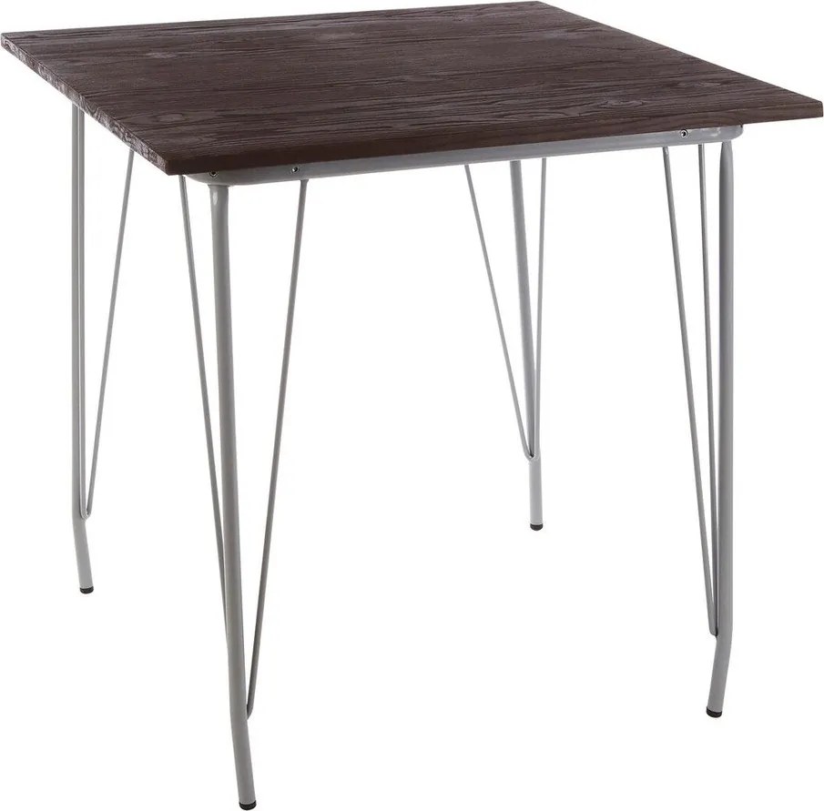 Jídelní stůl z jilmového dřeva ø 80 cm District – Premier Housewares