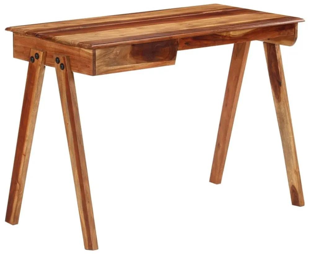 Petromila Psací stůl se zásuvkami 110 x 50 x 77 cm masivní akáciové dřevo