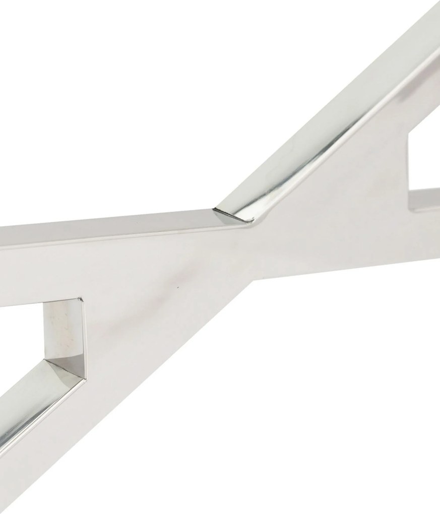 Stolek Flavio silver 130x70x41cm