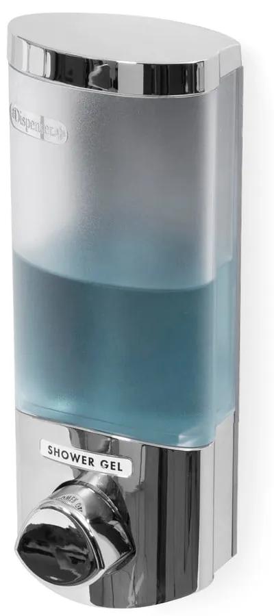 Dávkovač na mýdlo ve stříbrné barvě Compactor Uno, 360 ml
