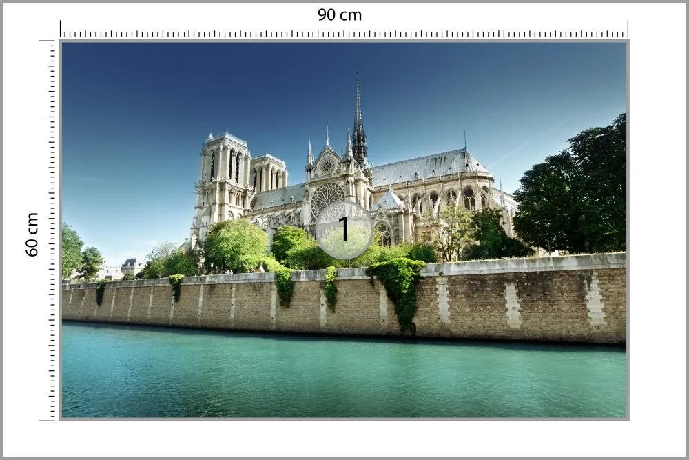 Fototapeta Paříž – Notre-Dame Omyvatelný vlies 90x60