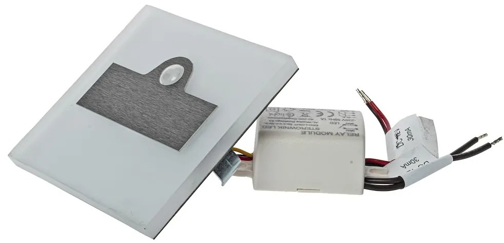 Schodišťové LED svítidlo Lumi, 1x LED 0,6w, 6500k, s, pohybový senzor