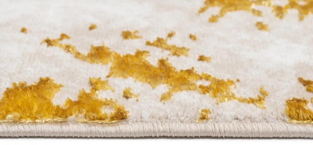 Exkluzivní glamour koberec ve zlaté barvě Šířka: 80 cm | Délka: 150 cm