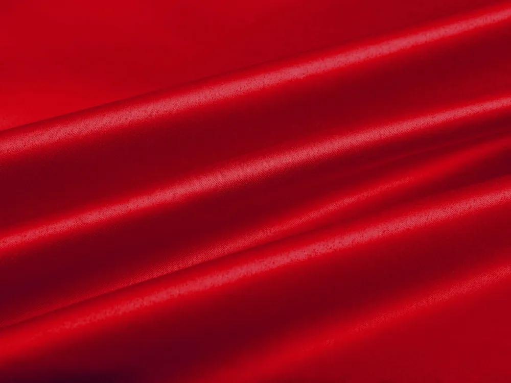 Biante Saténový obdélníkový ubrus polyesterový Satén LUX-013 Červený 120x140 cm