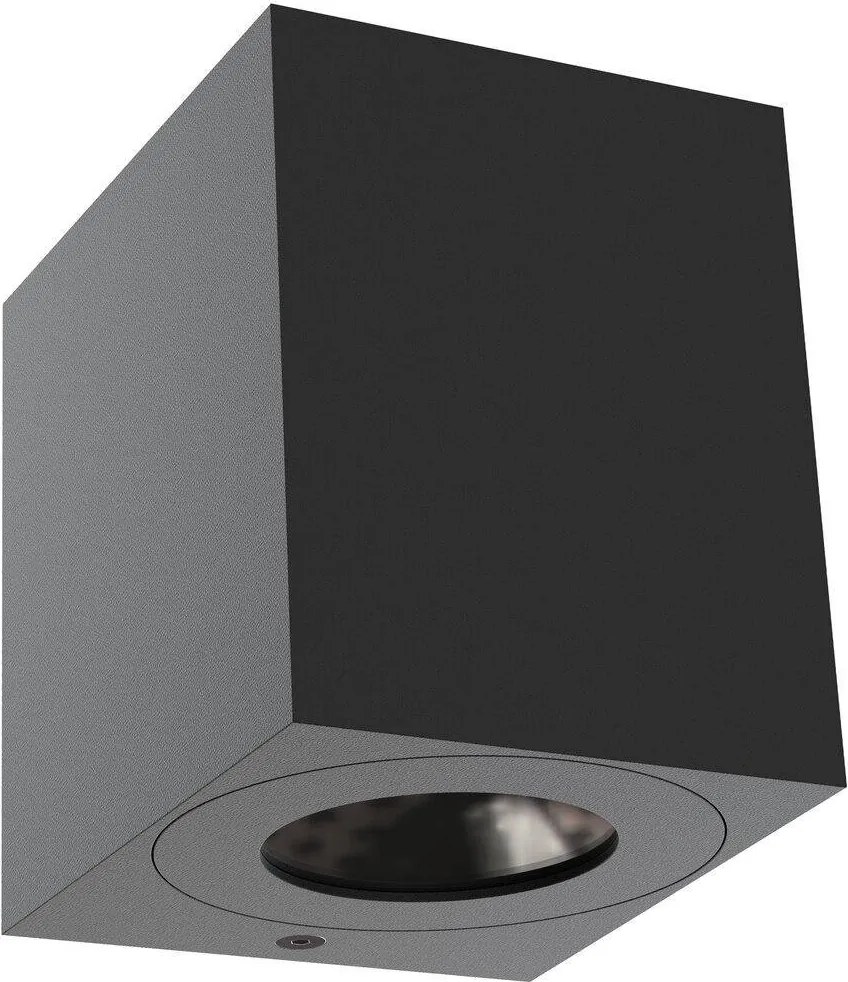 NOR 49711003 Venkovní nástěnné svítidlo Canto Kubi 2 2x6W LED černá čirá - NORDLUX