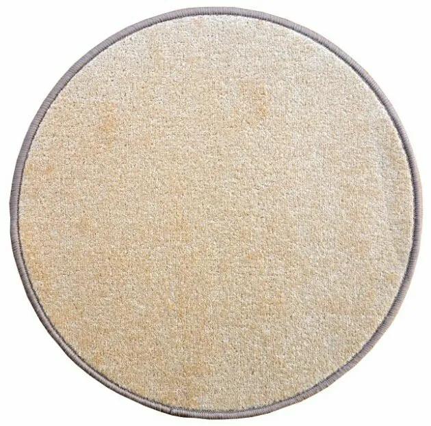 Eton béžový koberec kulatý (Varianta: průměr 80 cm)