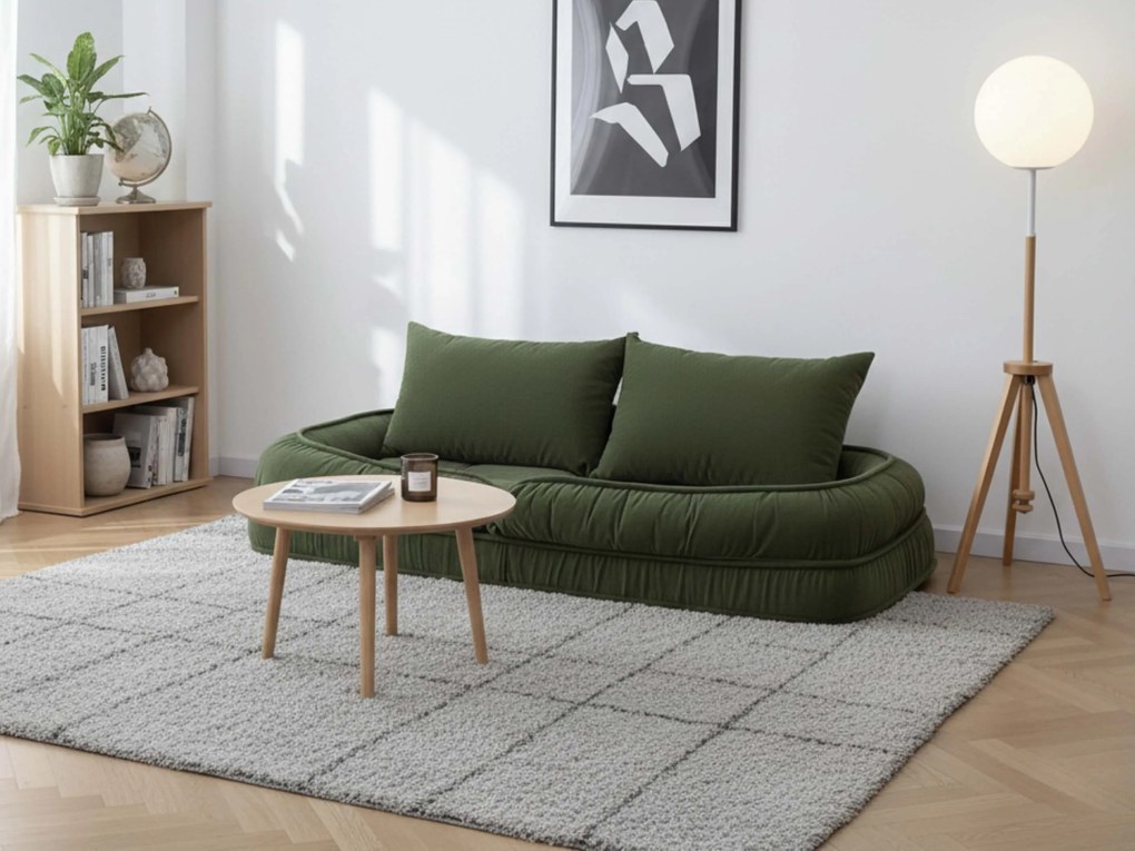 Relaxační polohovací křeslo LAZY SOFA, zelené
