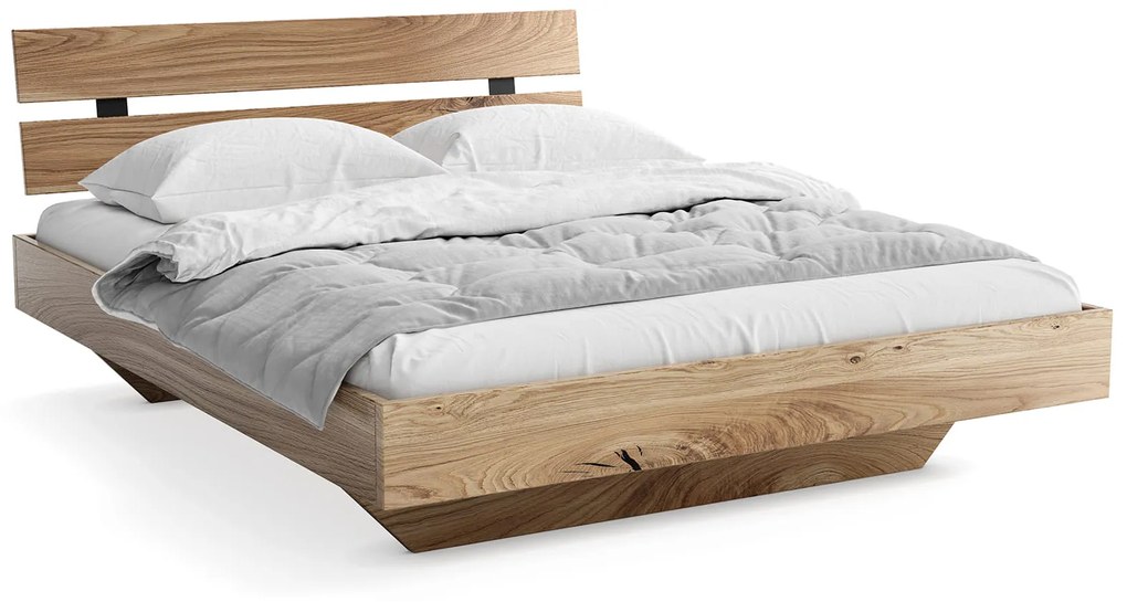 Dubová postel 140x200 cm Rossano