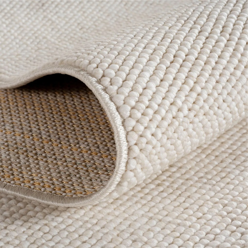 Ayyildiz, Kusový koberec Helix 2200 cream, 60x110, béžová, chodba / předsíň