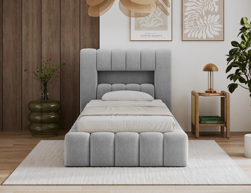 Postel Lamica 90x200 + Dřevěný rám/Standardní zdvih/kontejner
