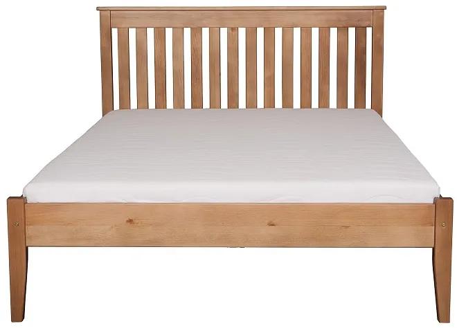 Postel Gres Zvolte rozměr postele: 140x200 cm, Vyberte odstín dřeva: Kaštan 19