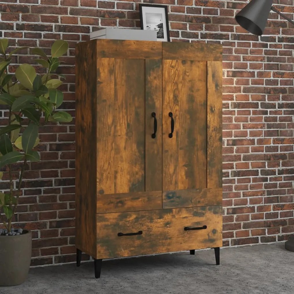 vidaXL Highboard 70 x 31 x 115 cm kompozitní dřevo [812577] Barva: hnědý dub