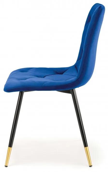 Jídelní židle K438 Halmar Modrá