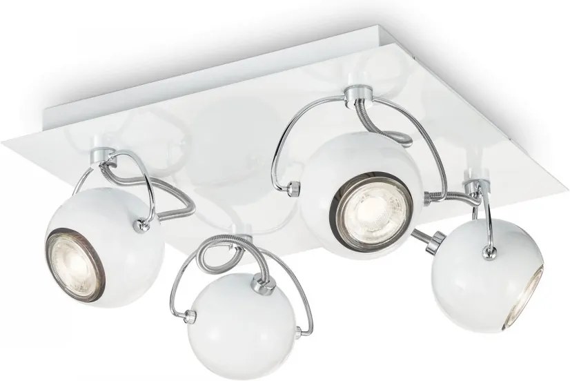 Ideal Lux 077918 stropní svítidlo Lunare Bianco 4x28W|GU10