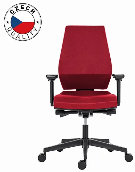 Powerton kancelářské ergonomické křeslo sima, červené