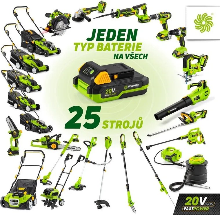 FZV 70905-0 Aku 2x20V vertikutátor FIELDMANN