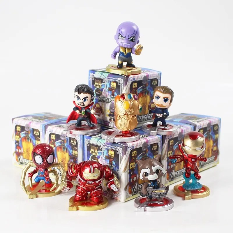 Luxusní FIGURKY MARVEL Avengers 8 KS