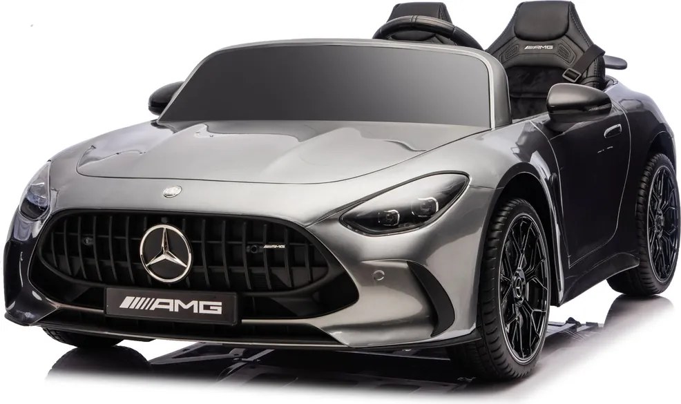 LEAN CARS Elektrické autíčko Mercedes GT63 AMG DK-GT63 24V LCD šedé lakované