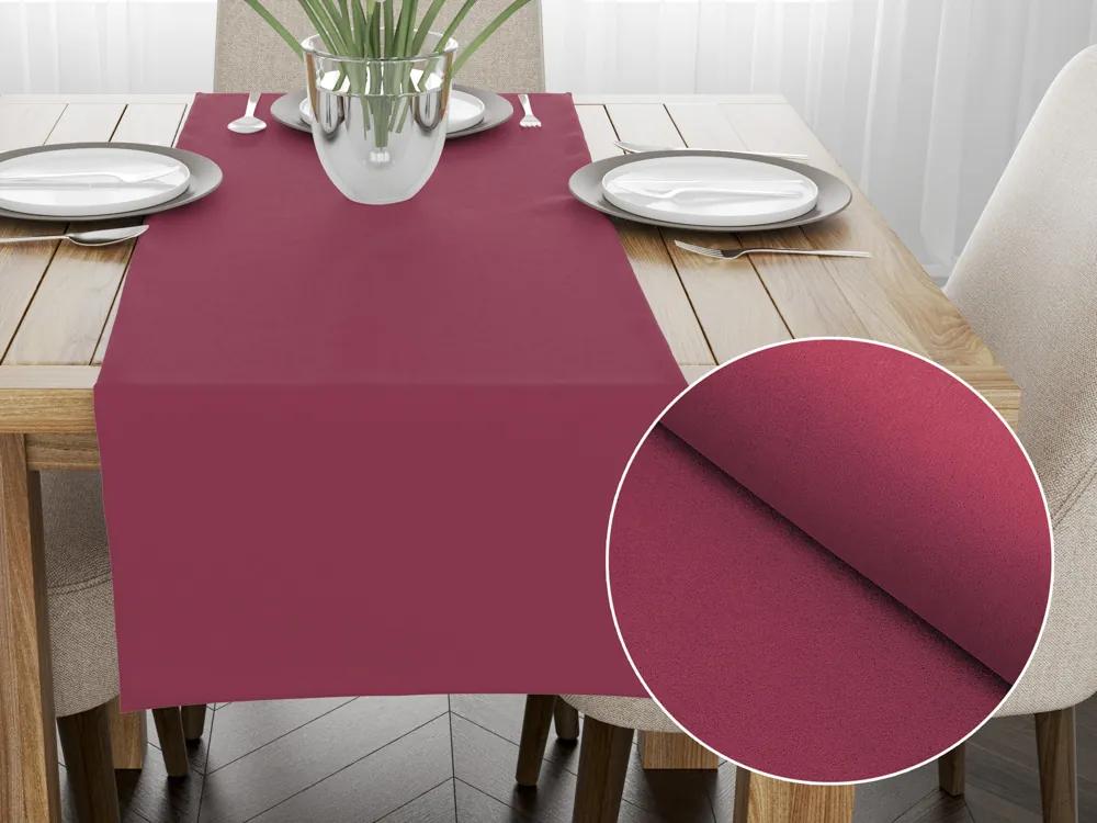 Biante Dekorační běhoun na stůl BKS-414 Malinově červený 20x180 cm