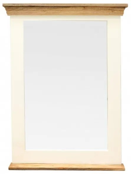 Indický nábytek - Zrcadlo Retro 70x90 z mangového dřeva