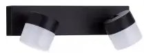 LED černé nástěnné svítidlo Teko 11W