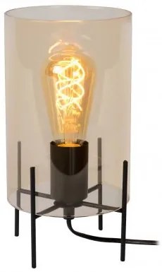 LUCIDE STEFFIE Table lamp E27/40W H27cm Amber, stolní lampa