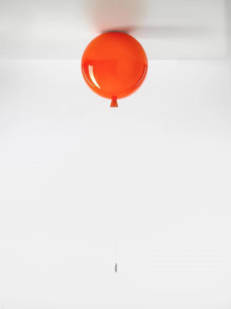 Brokis PC877 Memory, stropní svítící balonek z oranžového skla, 1x15W, prům. 30cm