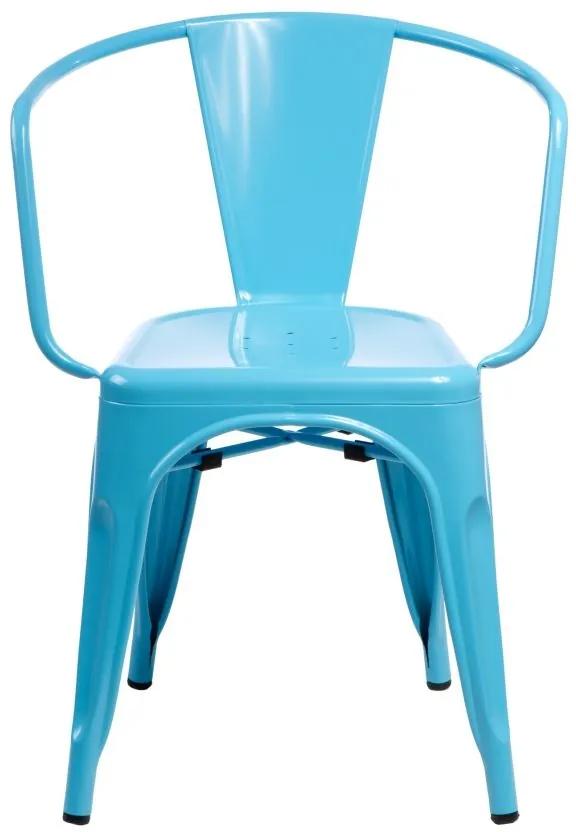 Culty Jídelní židle Tolix 45 s područkami, modrá