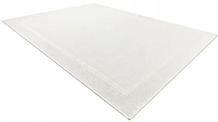 koberec TIMO 5979 SISAL venkovní rám bílý velikost 160x220 cm | krásné koberce cz