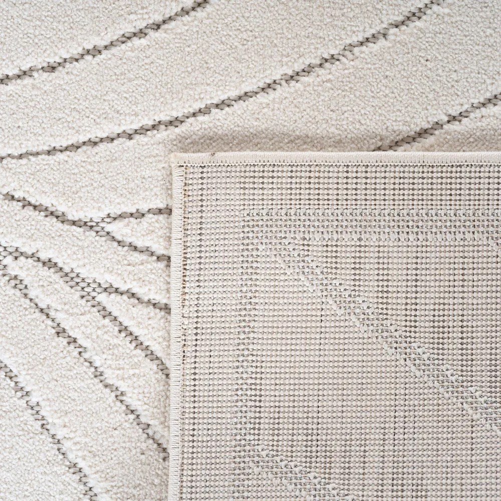 Krémový kulatý vnitřní a venkovní koberec ø 120 cm Nova 1204 – Ayyildiz Carpets