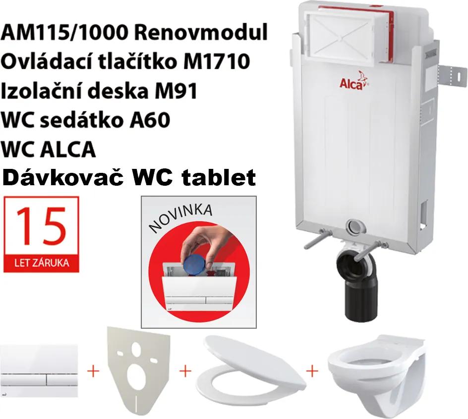 Set 5v1 ALCAPlast AM115/1000, WC ALCA + P169