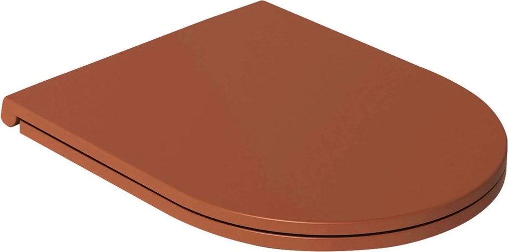Sapho Isvea Infinity - WC sedátko Slim, Soft Close, Easy Take, terracotta 40KF0548I