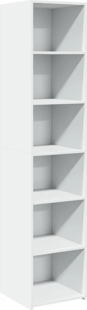 Skříň highboard bílá 40 x 41 x 185 cm kompozitní dřevo 3281666