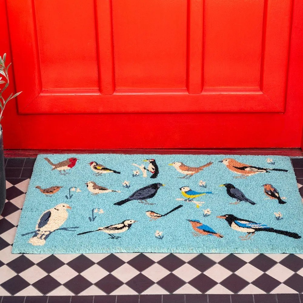 Rohožka z kokosového vlákna 43x73 cm Garden Birds – Rex London