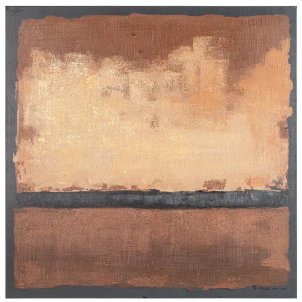 BIZZOTTO Obraz BANDY hnědý 140x140 cm
