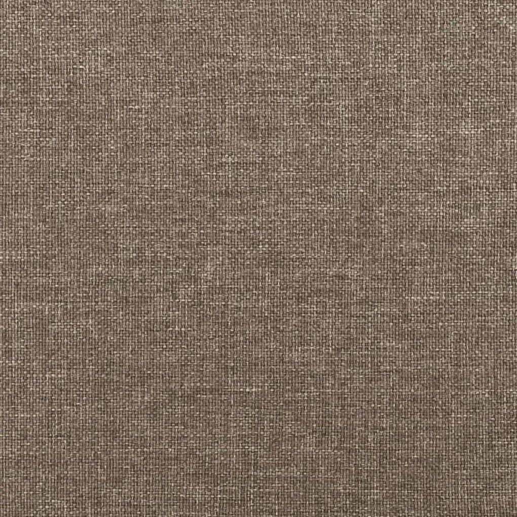 Rám postele taupe 140 x 190 cm textil