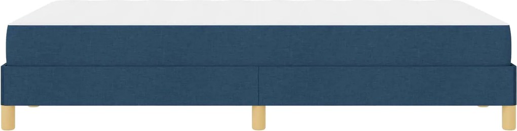 Postel s boxspringem s matrací Modrá 120 x 190 cm textil 3398555