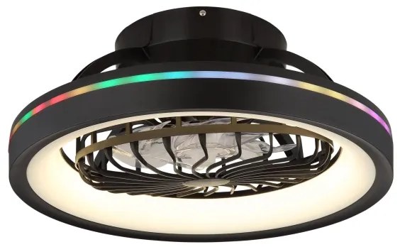 Globo 03665 - LED RGB Stmívatelný stropní ventilátor DEANNE LED/40W/230V + DO