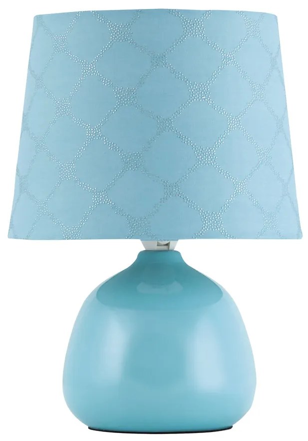 Rábalux Ellie 4382 noční stolní lampa  modrý   keramika   E14 1x MAX 40W   IP20
