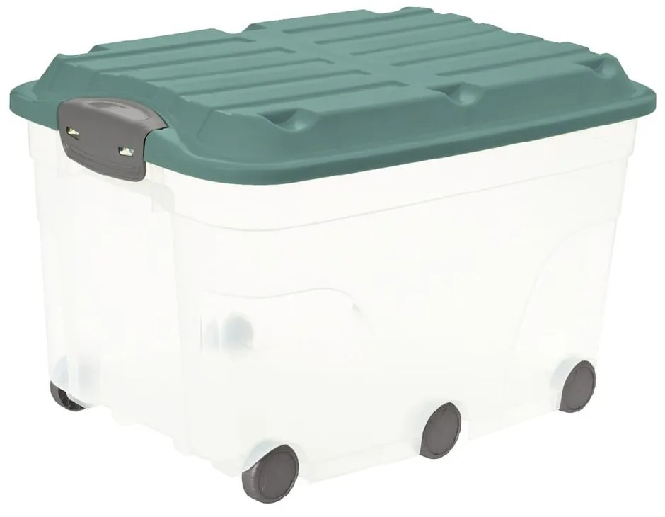 Plastový úložný box s víkem Roller - Rotho