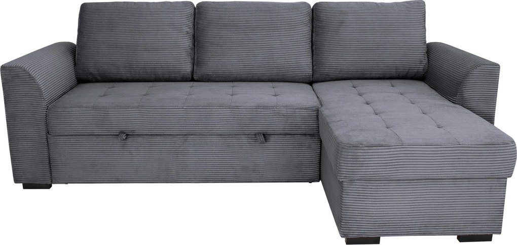 XXXLutz ROHOVÁ SEDAČKA, dřevo, kov, textil, Xora - Sedací soupravy - 002991003527