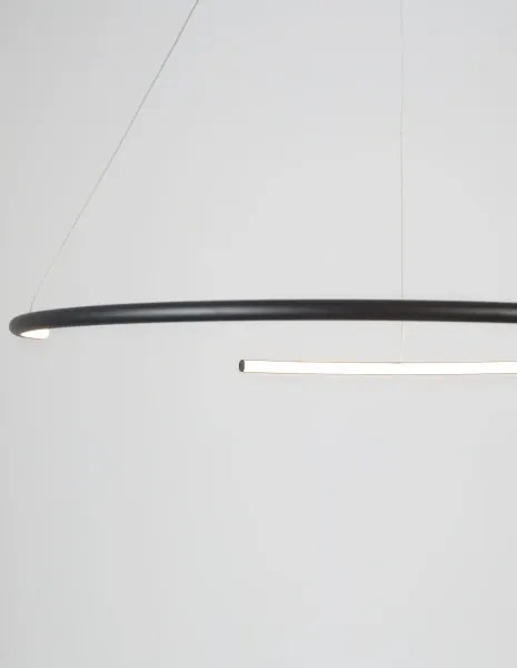 LED lustr Breda 70 černé